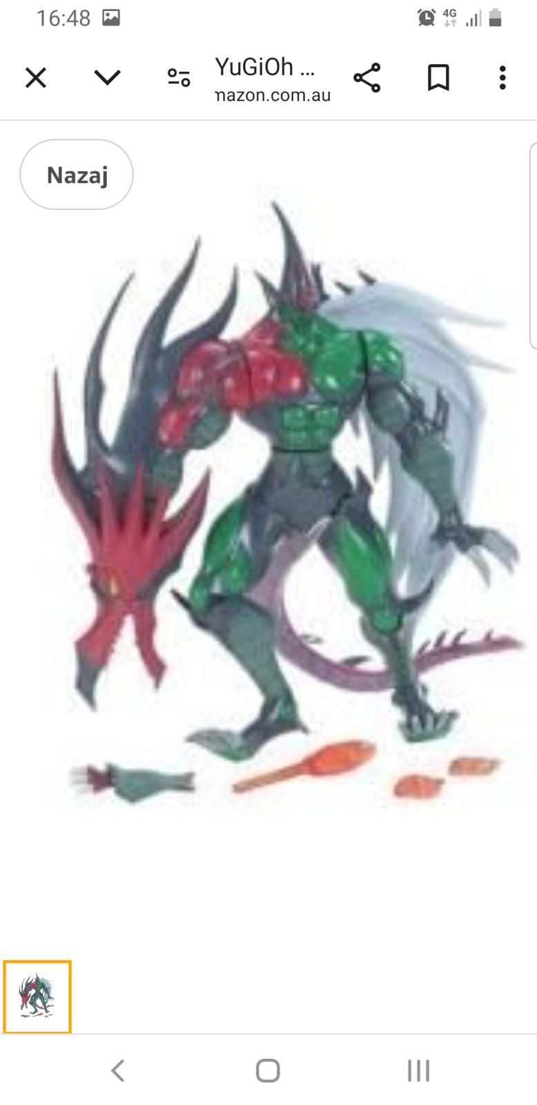 Yu-Gi-Oh! figurica SH MonsterArts Elemental Hero Flame Wingman 19 cm