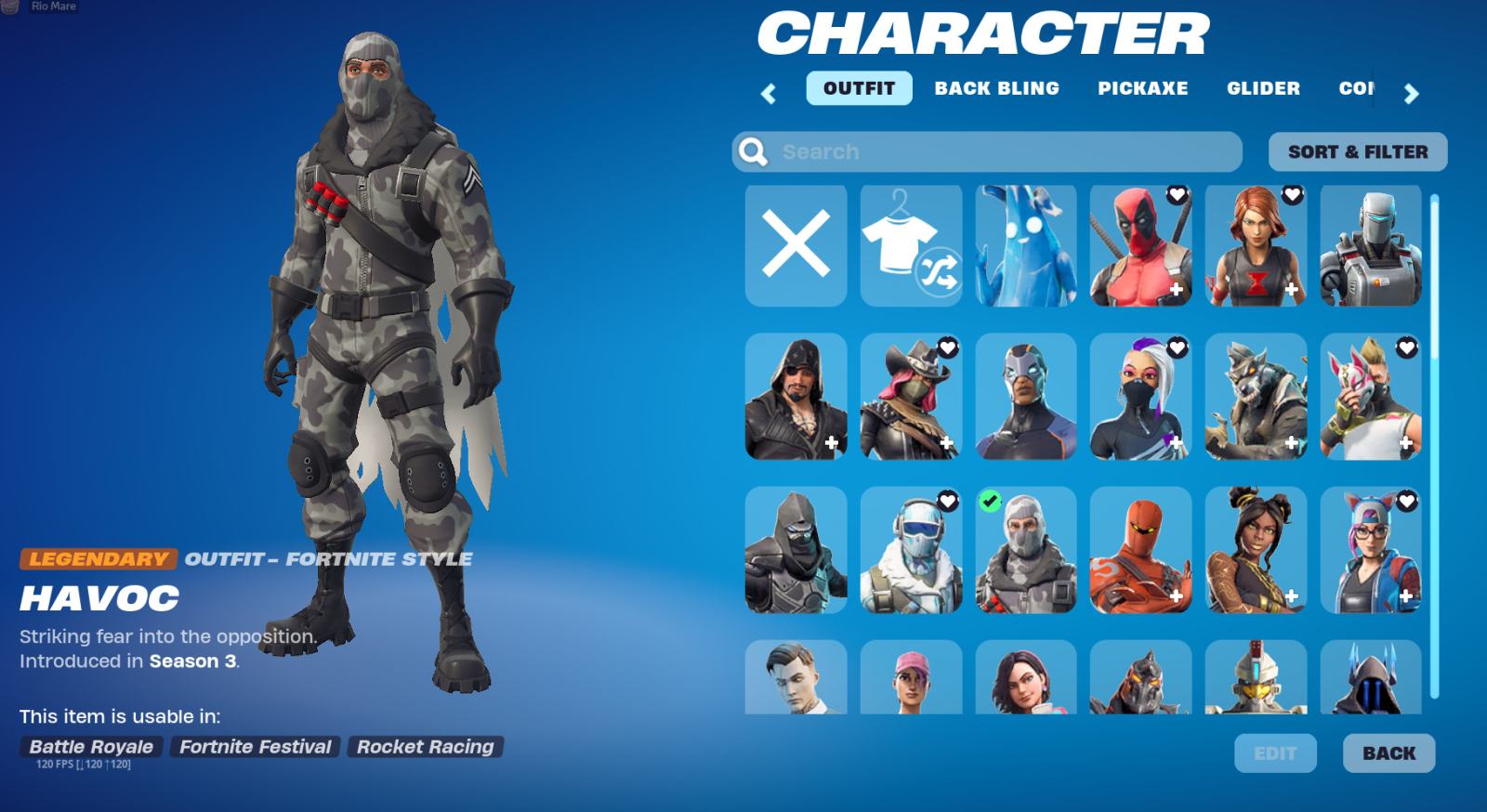 Fortnite account (Og skini)