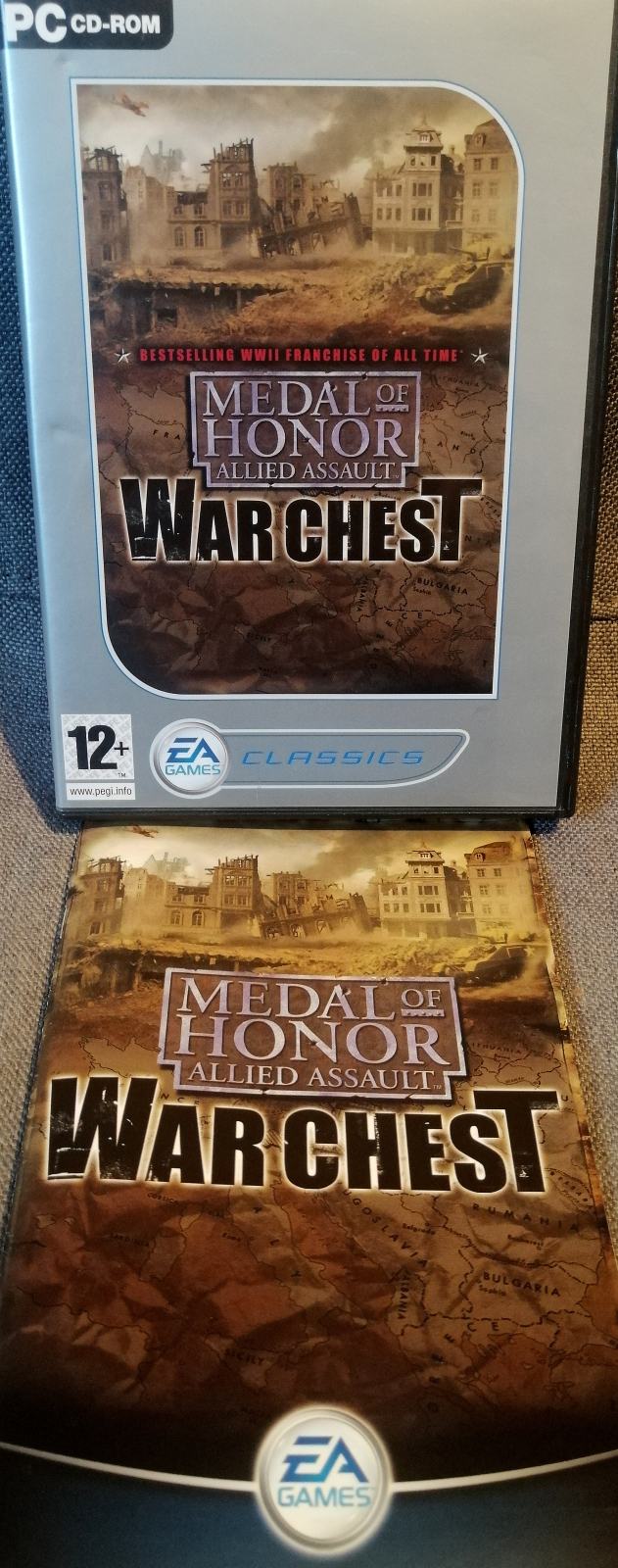 PC vojna igra: Medal of Honor Allied Assault War Chest (4x PC CD-ROM)