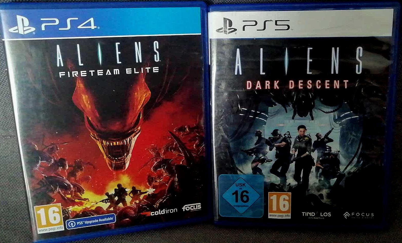 ALIENS Fireteam Elite (PS4), ALIENS Dark Descent (PS5)