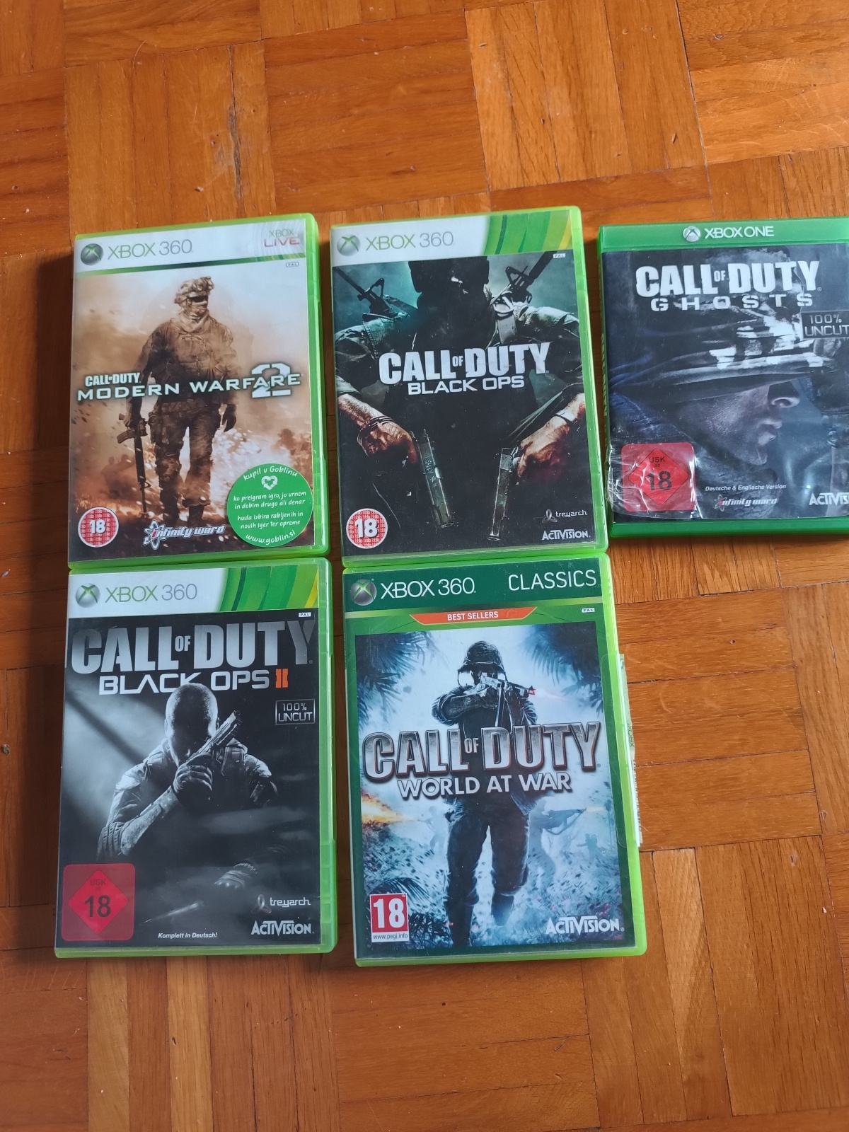 Prodam Xbox one call of duty igre