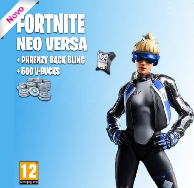 PS4 Fortnite Neo Versa Pack VCH 500 V-Bucks in 15EUR 2000 V-Bucks