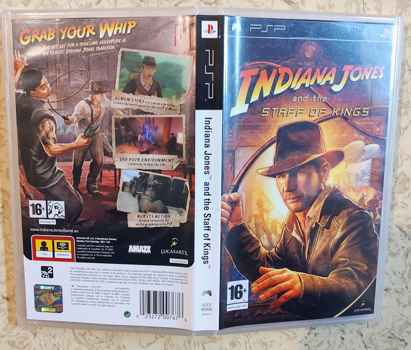 PSP, INDIANA JONES AND THE STAFF OF KINGS