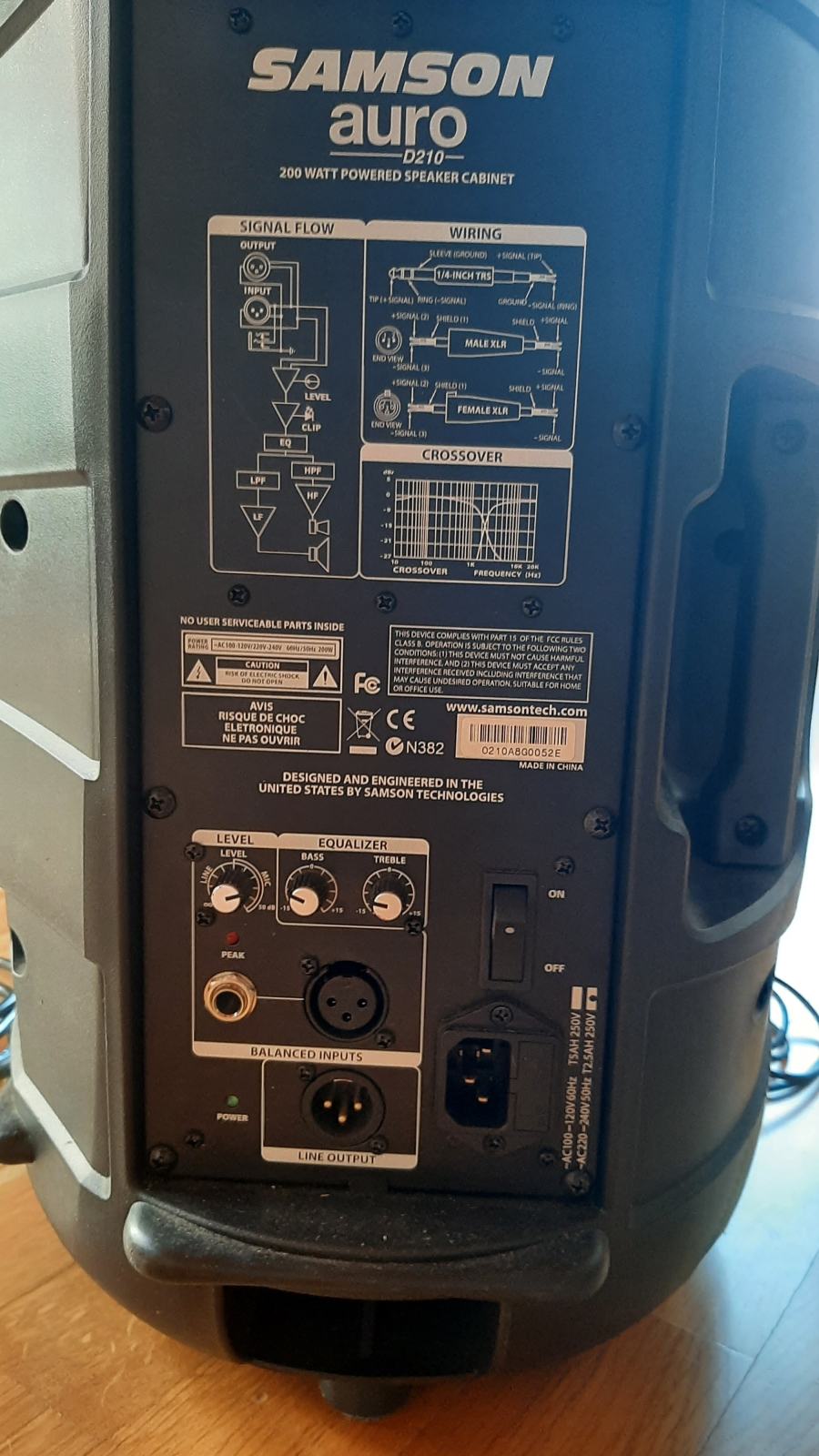 Aktivni zvočnik Samson auro D210 200W