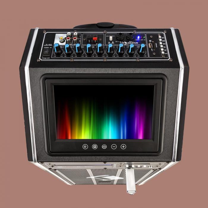 Auna Pro DisGO Box 100 DVD prenosni PA sistem, Črna