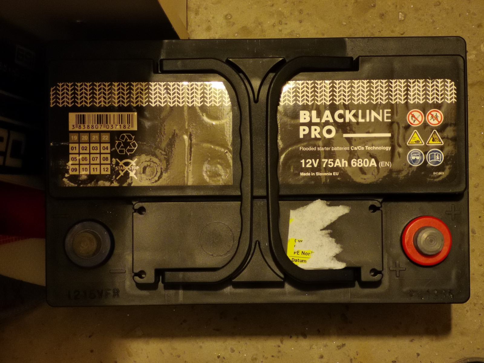 BLACKLINE PRO 12V 75Ah. Star 6 mesecev