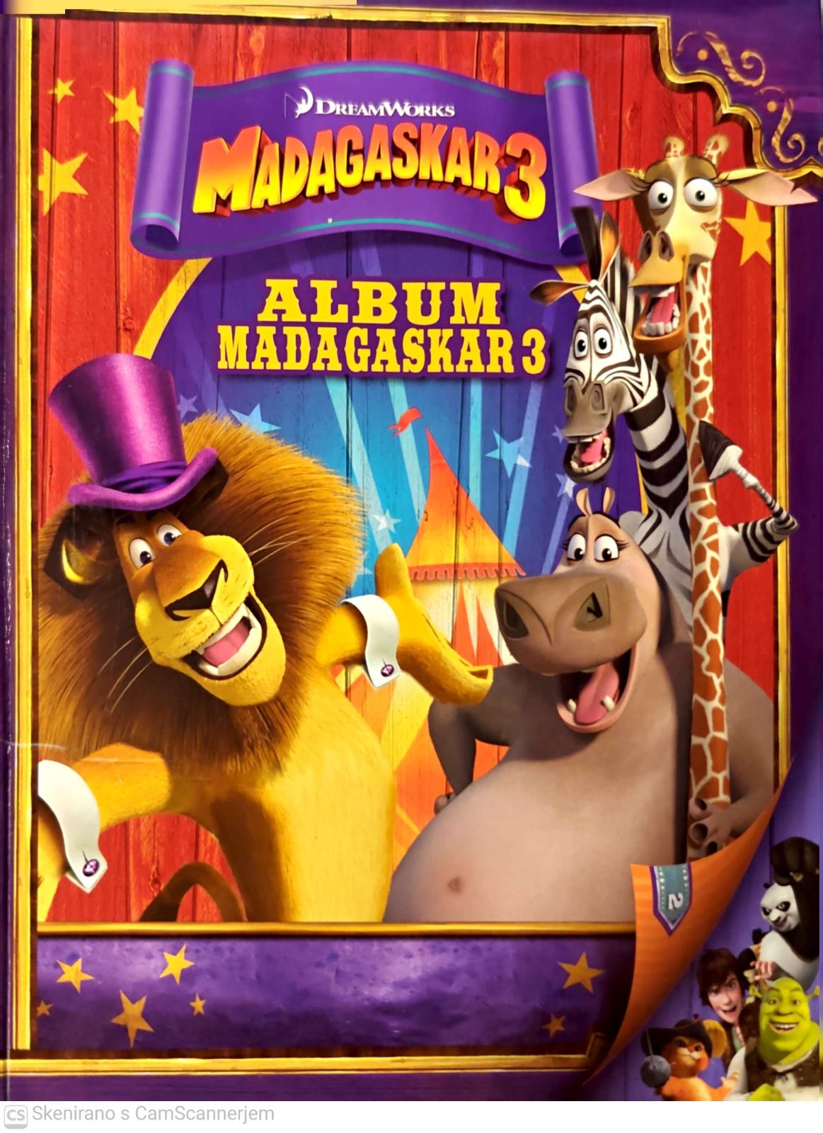 ALBUM MADAGASKAR 3 - nepopoln