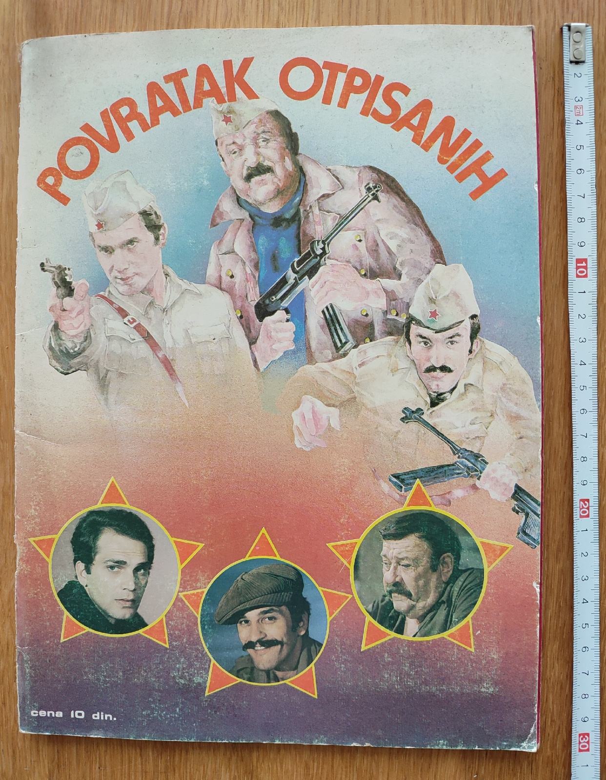 Otpisani album sličic Povratak otpisanih Jugoslavija delno izpolnjen