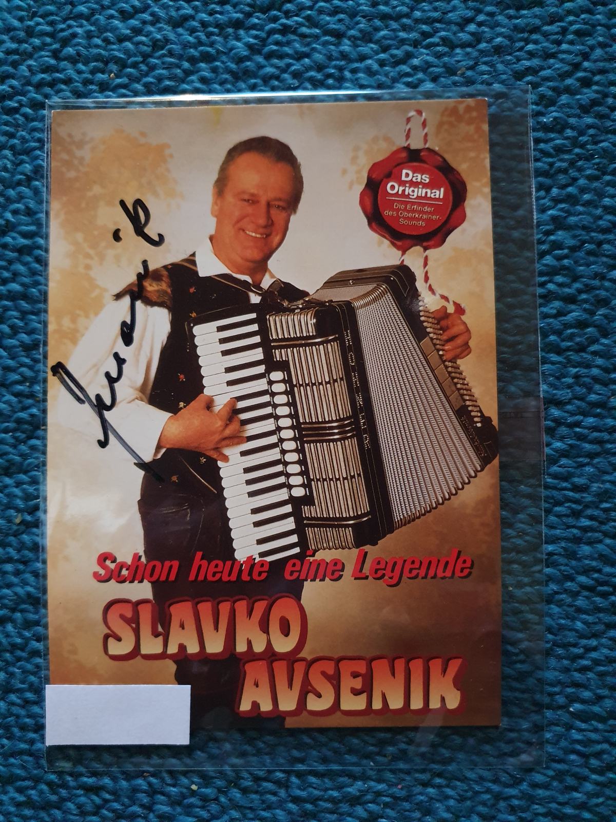 SLAVKO AVSENIK - ORIG. AVTOGRAM
