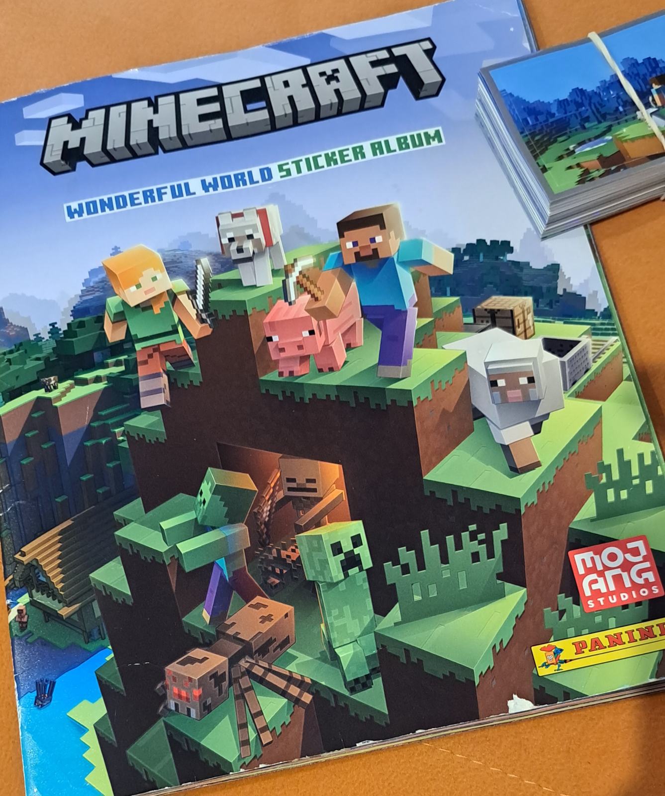 Slikice, slikce, sličice, nalepke Minecraft, menjam, Mine