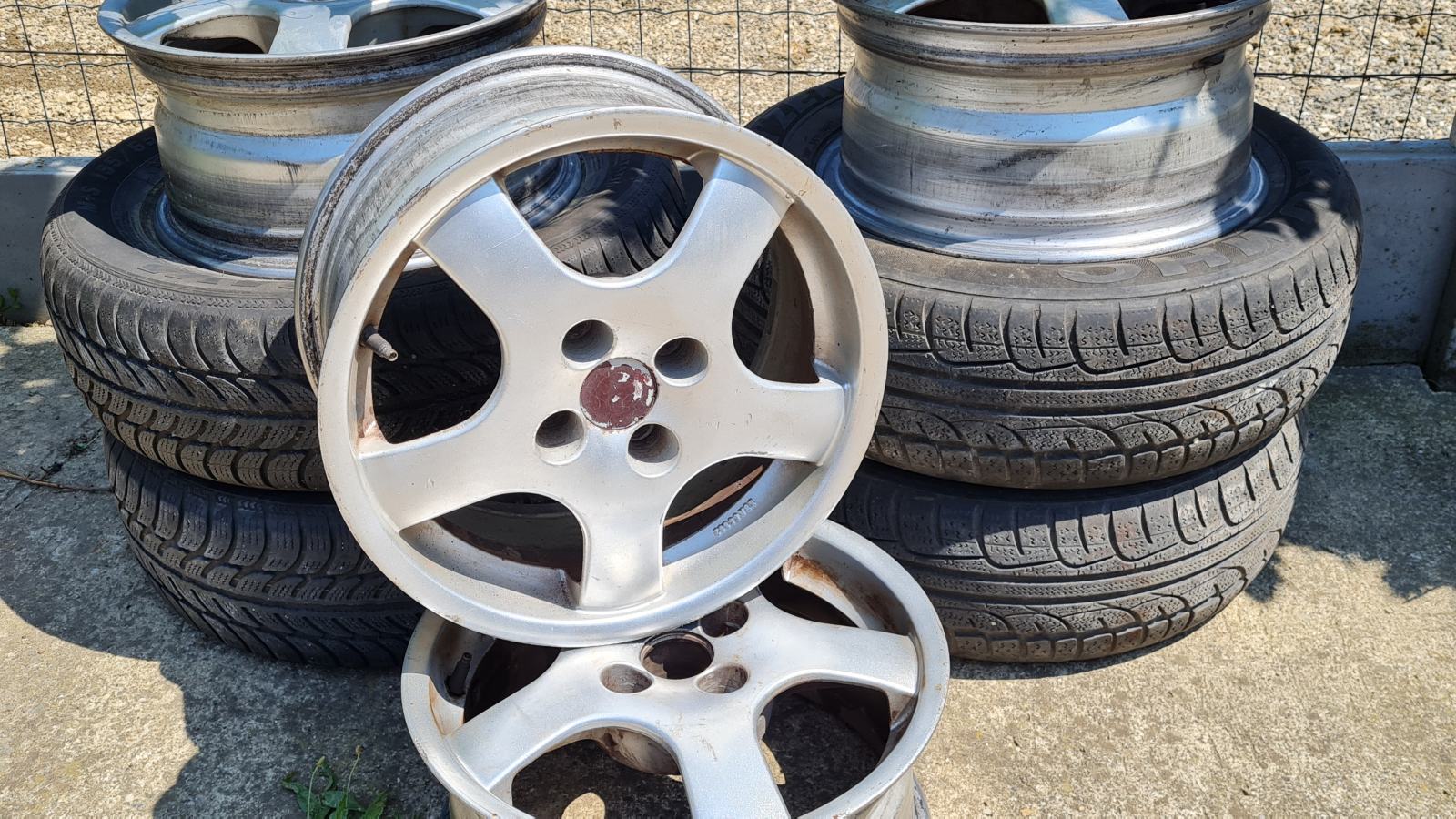 Alu platišča Borbet 15 col za 100€
