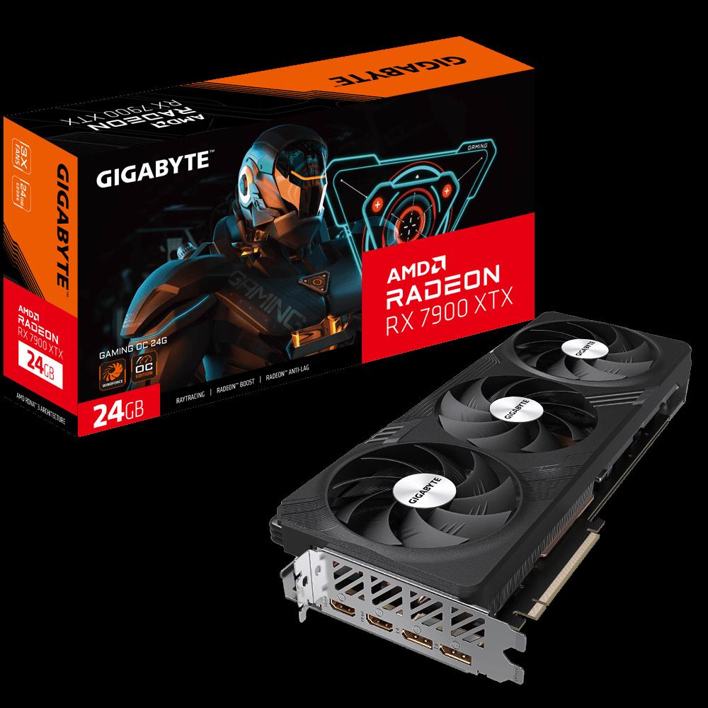 Gigabyte RX 7900 XTX Gaming OC 24GB | GDDR6 | 1440p & 4K | 2xHDMI 2xDi