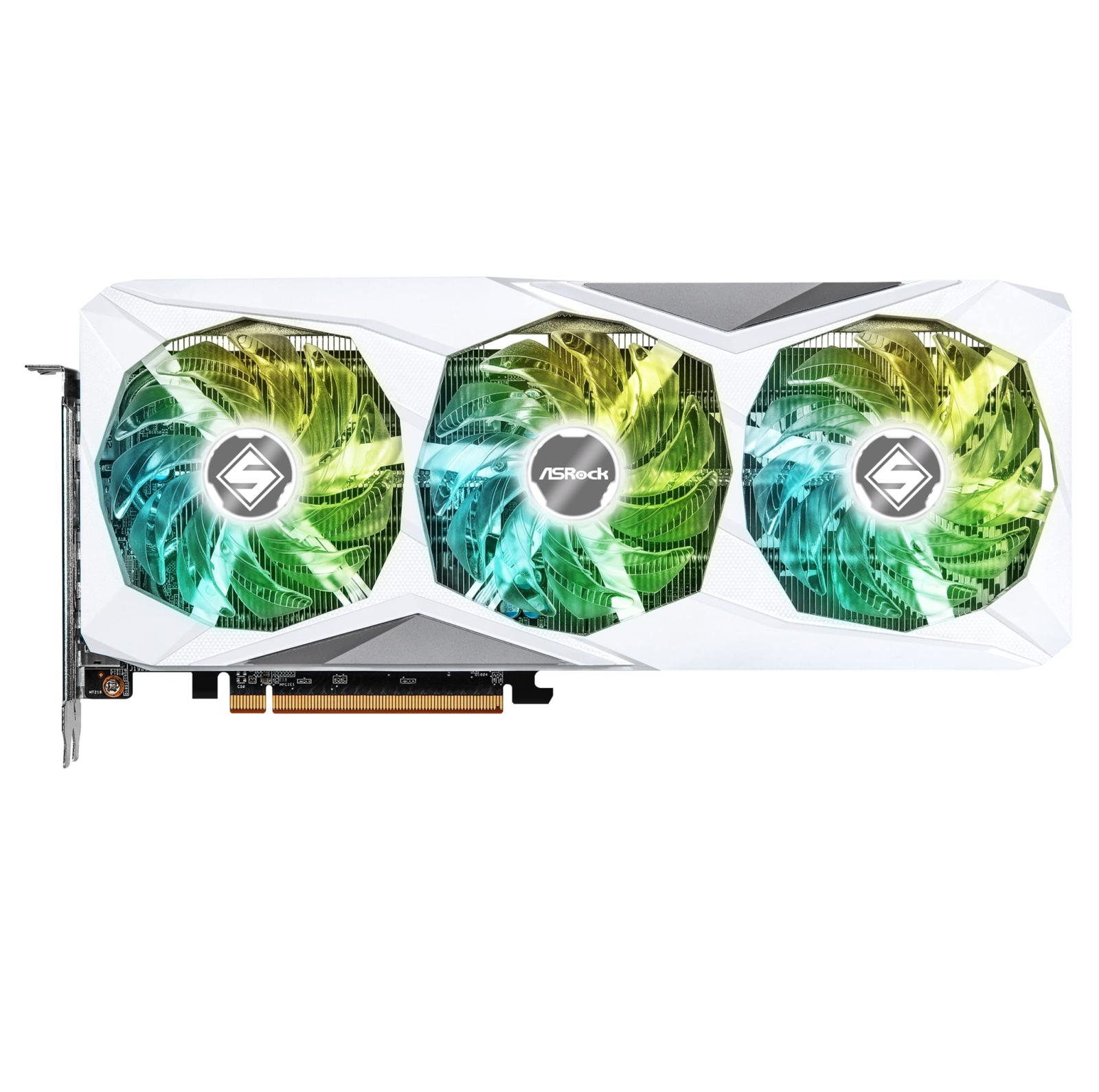 ASRock RX 7600 Radeon Steel Legend OC 8GB White | GDDR6 | 3 Ventilator