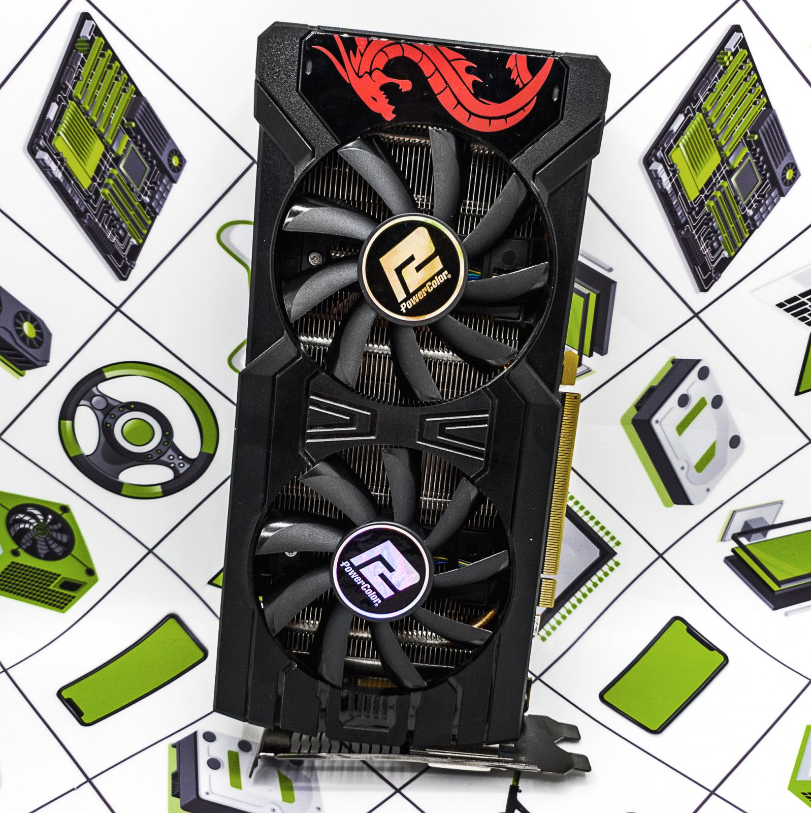 GRAFIČNA KARTICA RADEON RX 570 4GB / POWERCOLOR / RED DRAGON