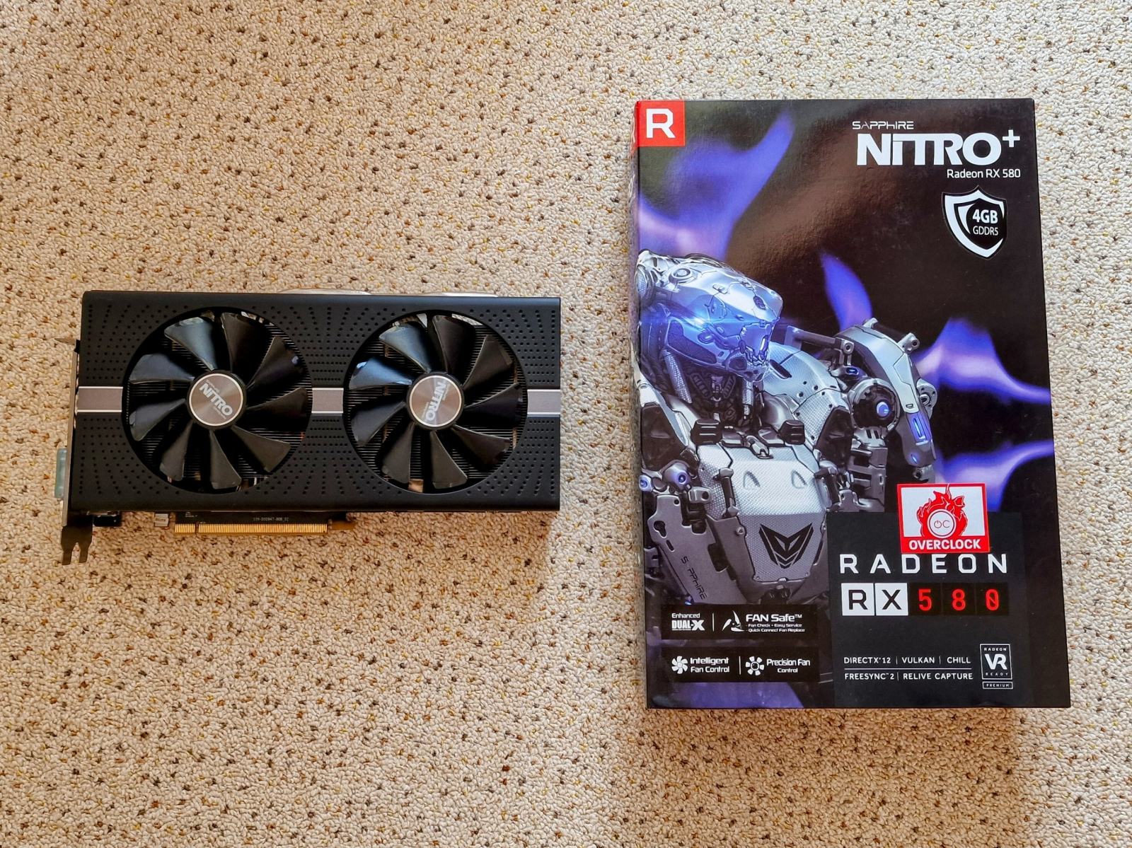 Grafična kartica Sapphire AMD RX580 4GB Nitro+