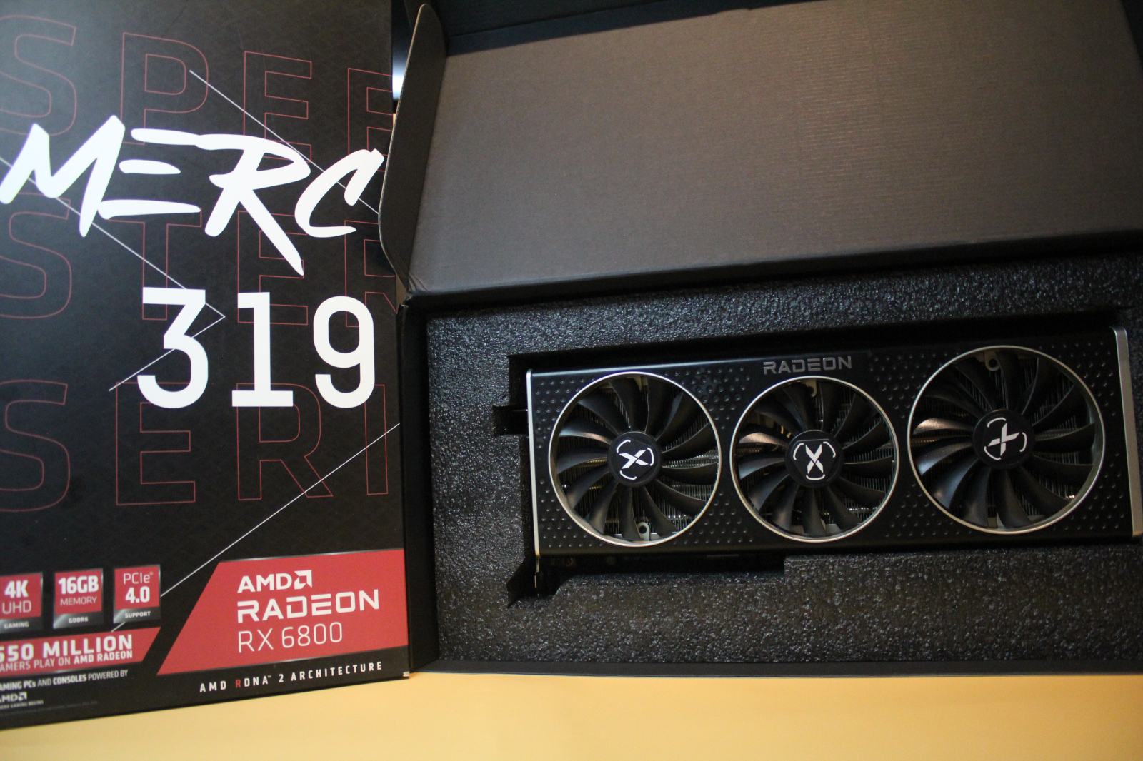 Grafična kartica MERC 319 AMD Radeon in GeForce RTX 3070 GAMING X TRIO