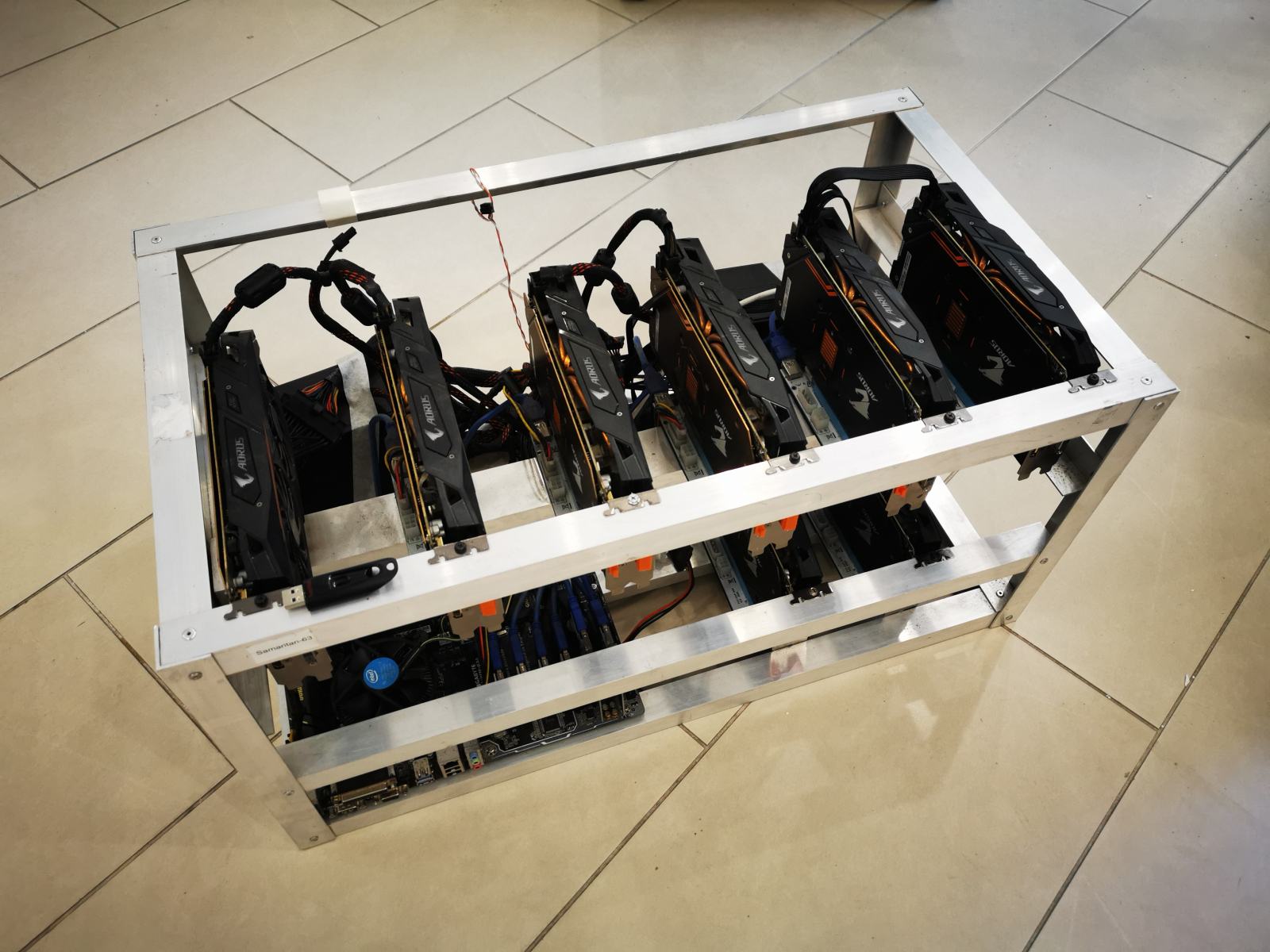 Mining rig 6x RX 5700 XT