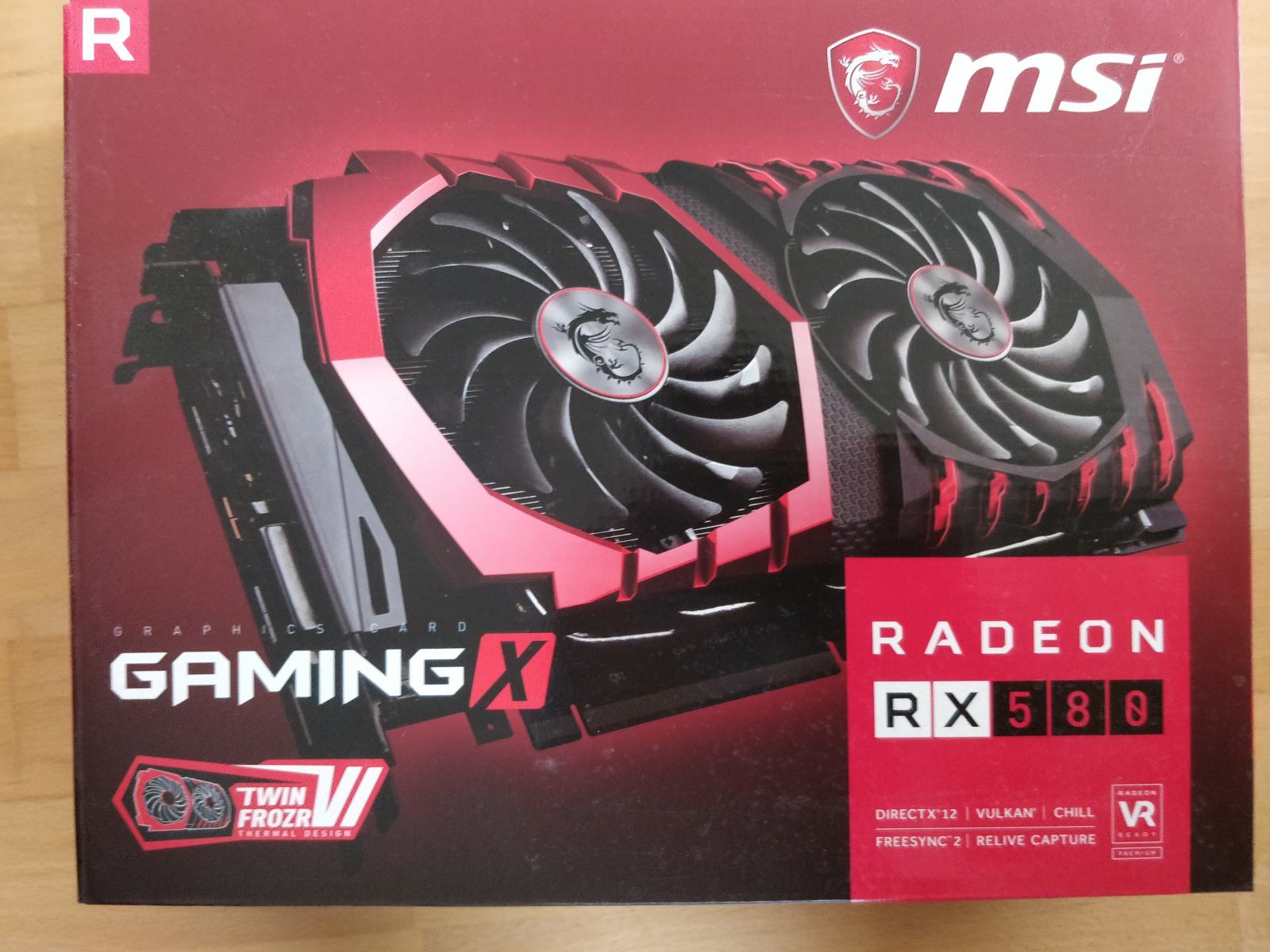 MSI AMD RX 580 8gb