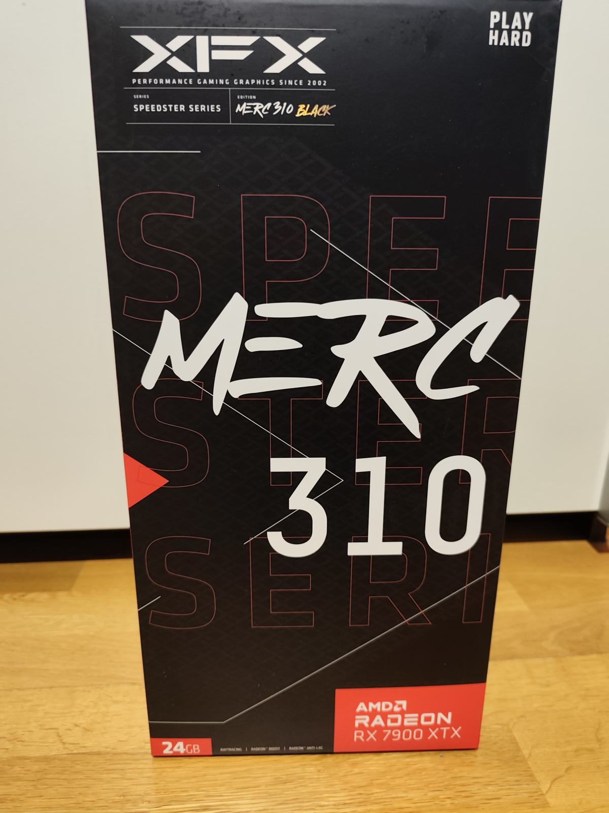 XFX SPEEDSTER MERC 310 AMD RX 7900 XTX Black Edition 24GB