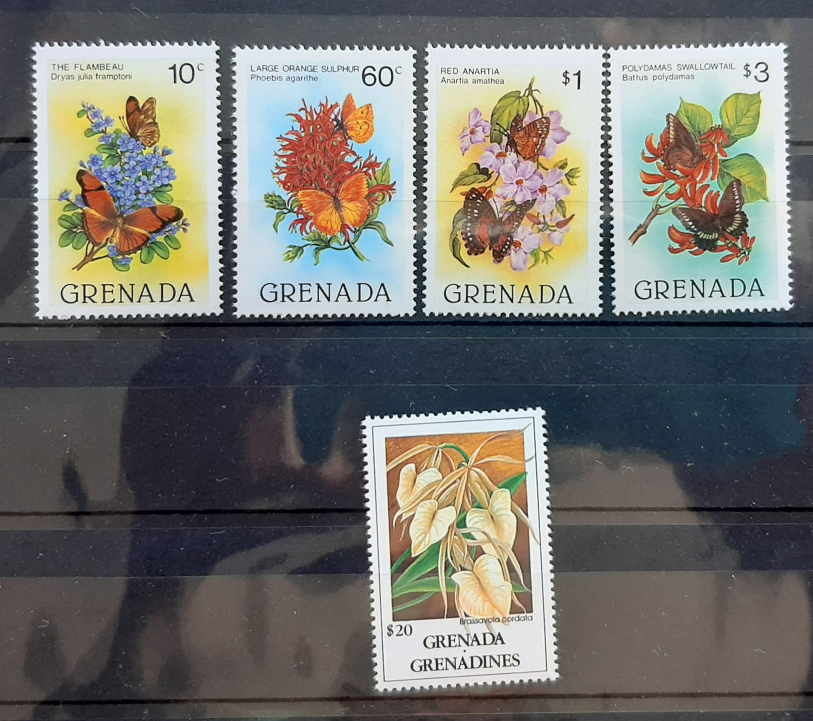 Grenada 1982/91 flora serija in sam. znamka MNH** 8% Michela