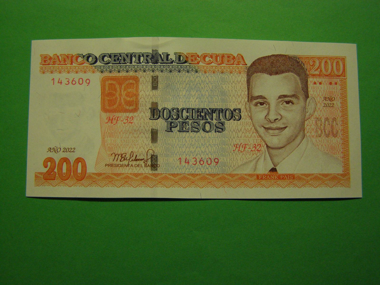 KUBA 2022/23 - 200 PESOS - PRODAM