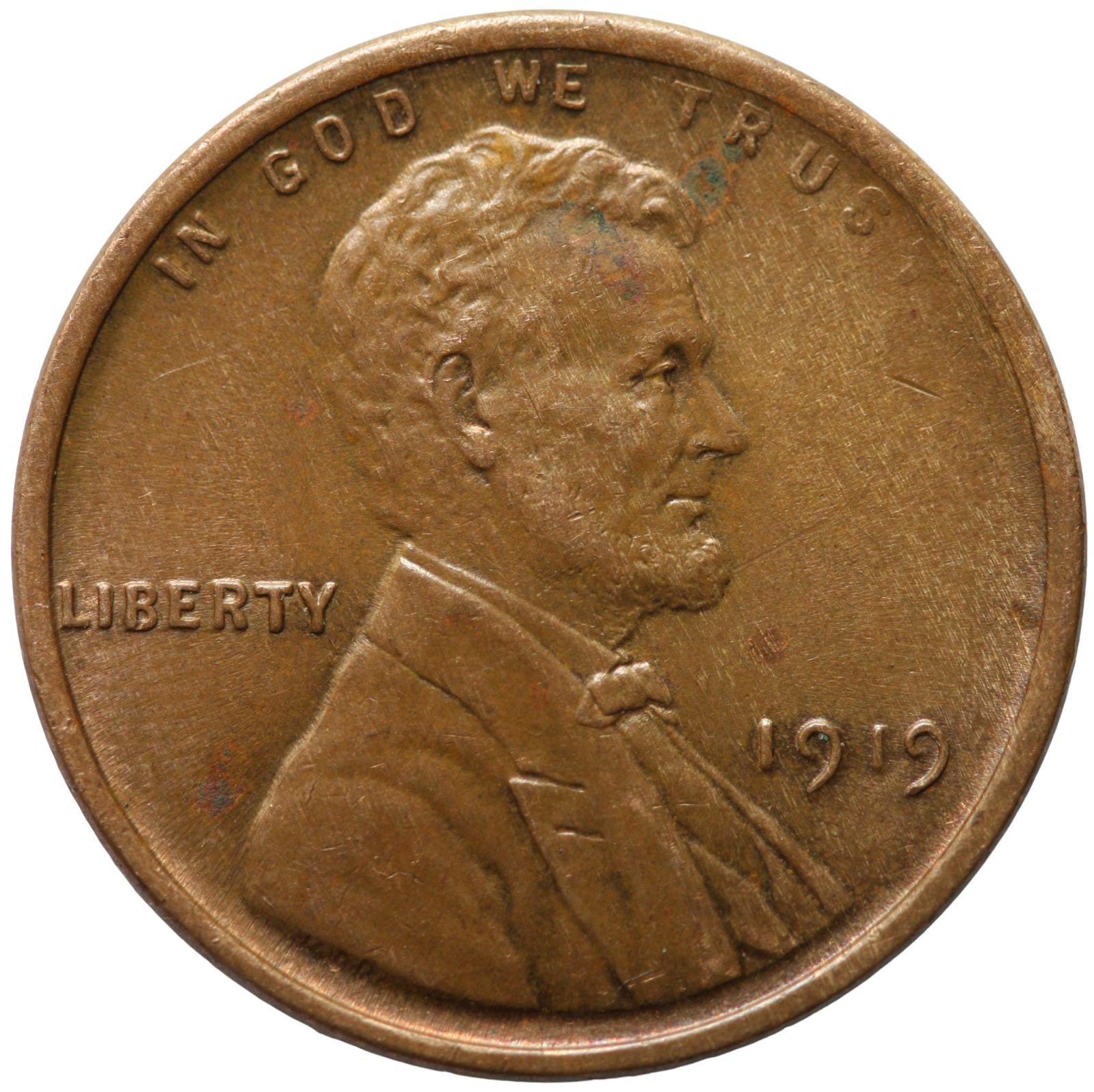 LaZooRo: Združene države Amerike 1 Cent 1919 UNC