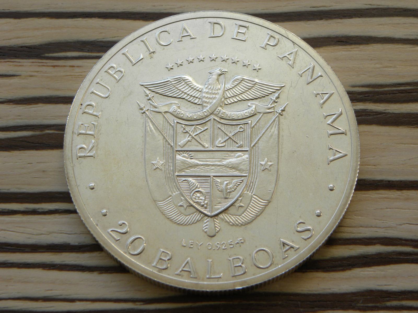 Panama 20 balboas 1974