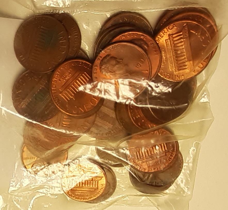 USA 1 cent 53 različnih kovancev