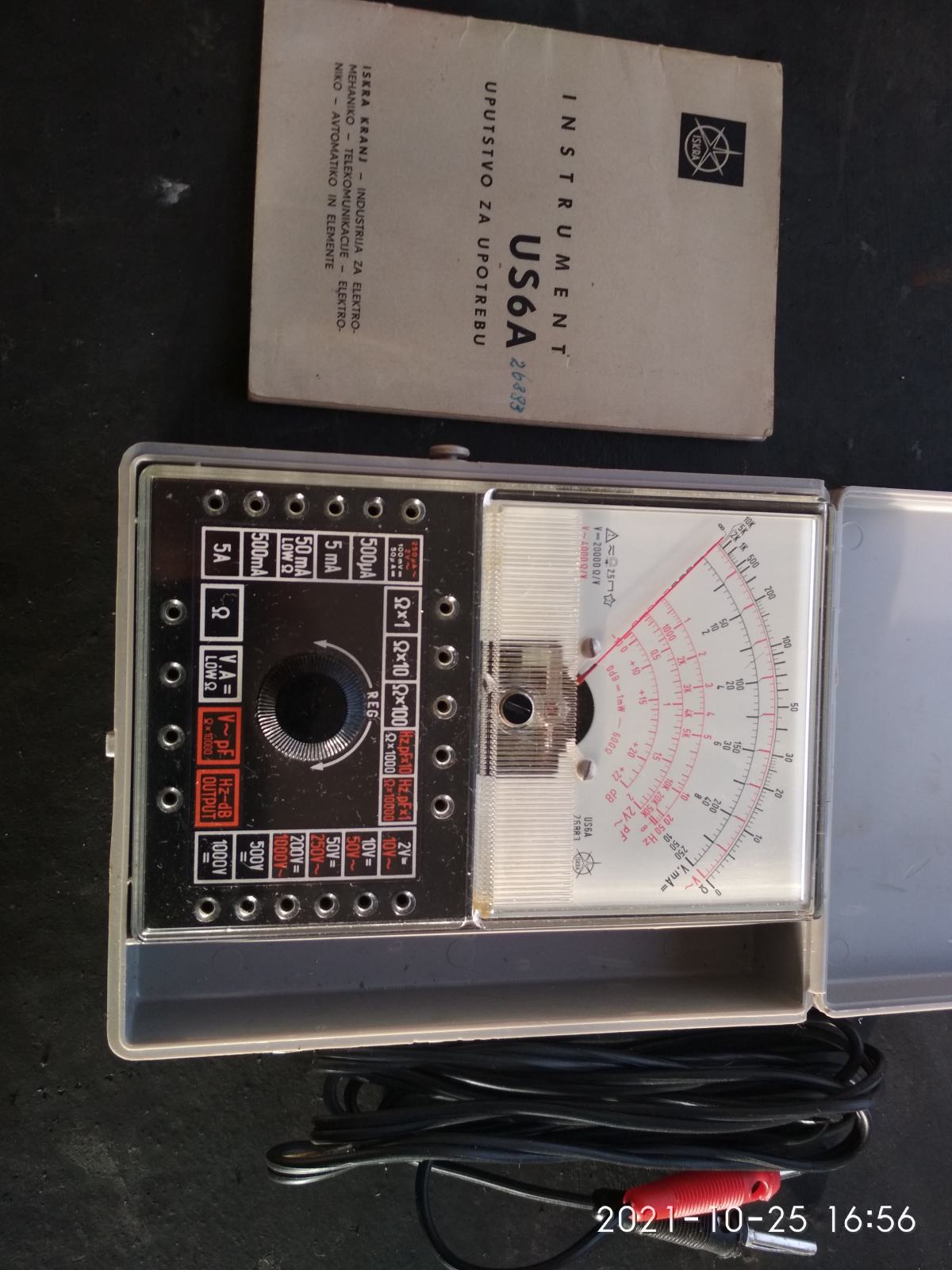 MULTIMETER ISKRA US6A - ANALOGNI MERILNI INSTRUMENT-ORIGINAL ISKRA
