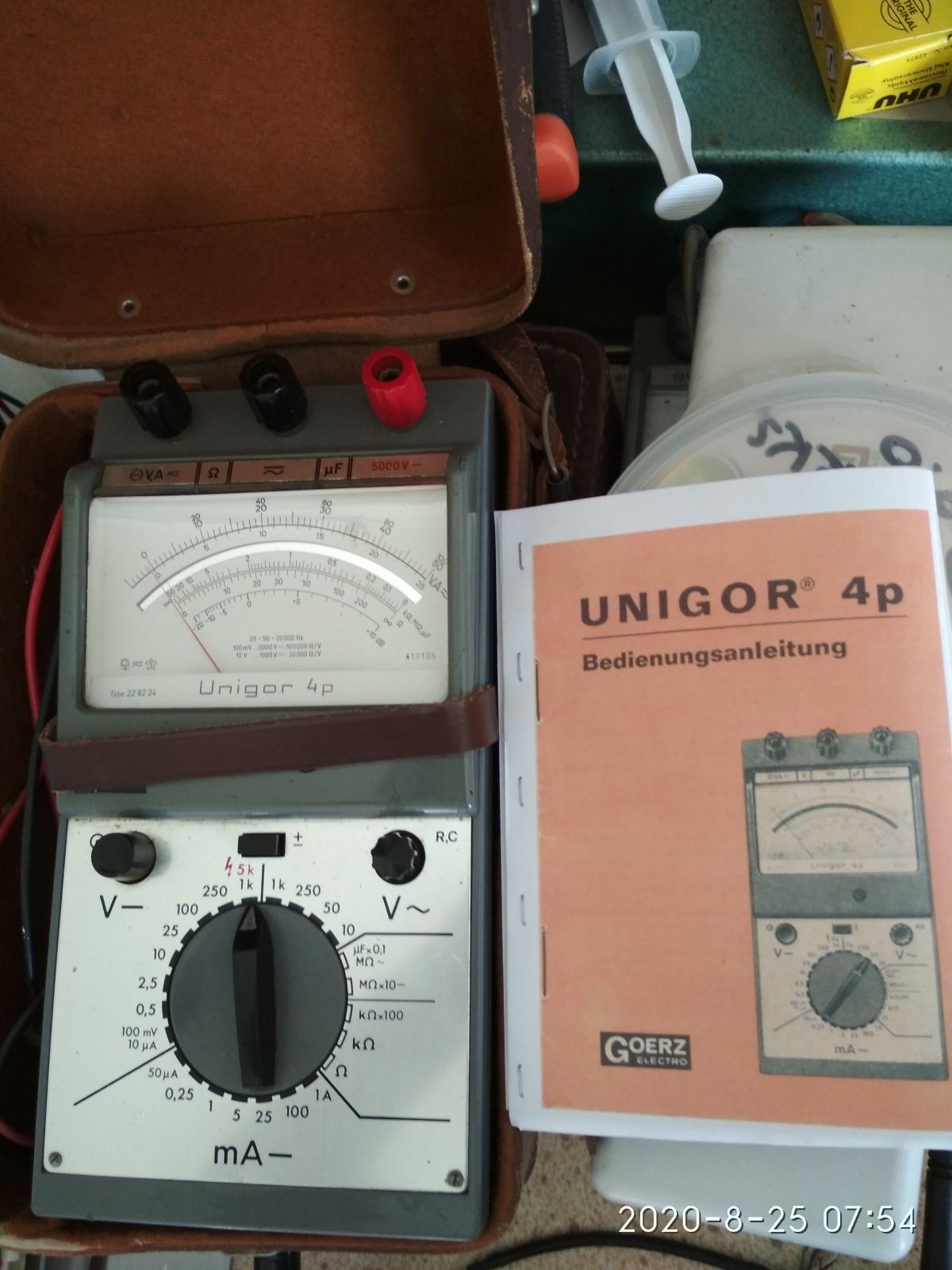 UNIMER-MULTIMETER- GOERZ UNIGOR 4p-METRAWAT