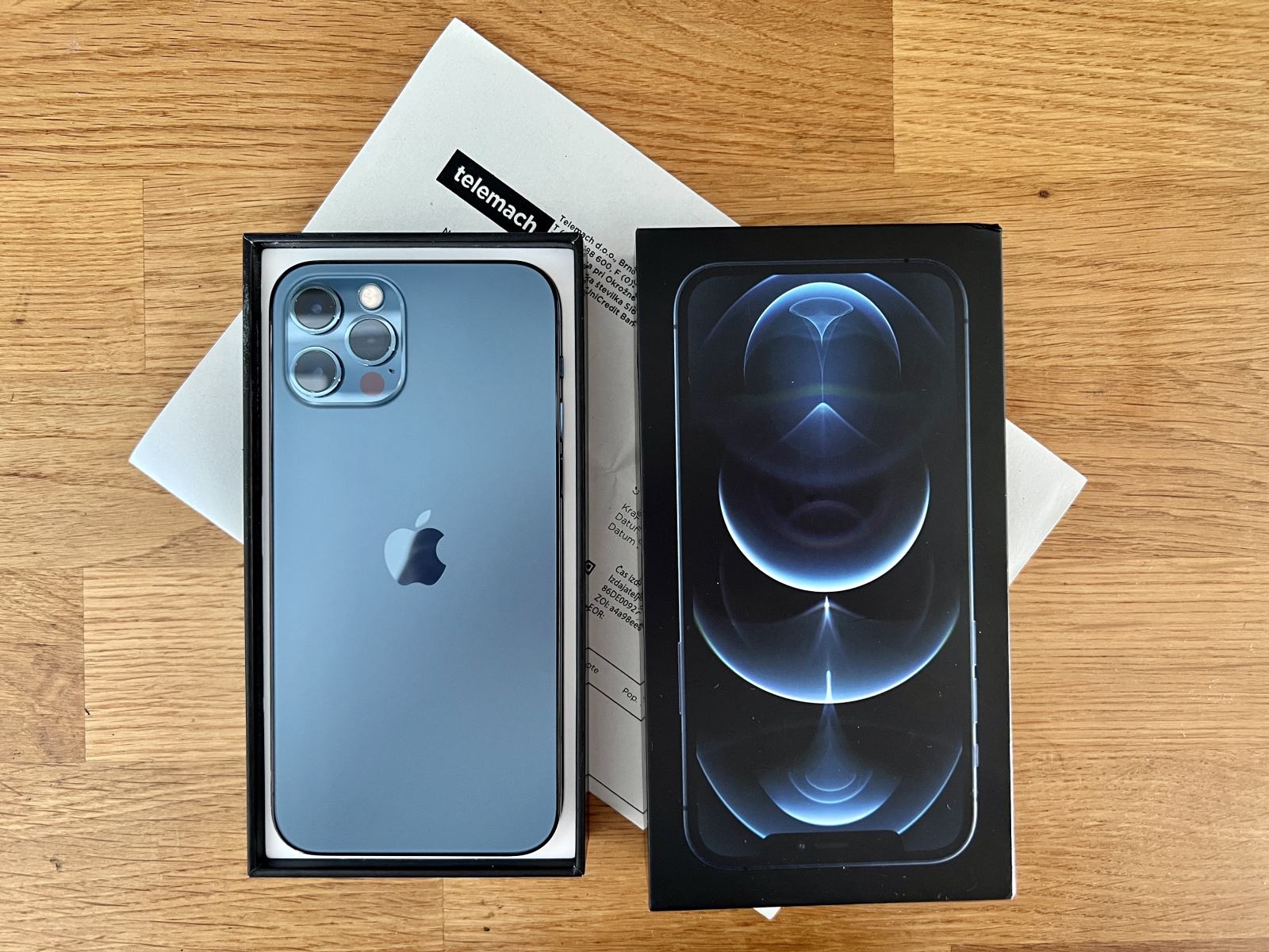 Apple iPhone 12 Pro Pacific Blue 512GB še v garanciji