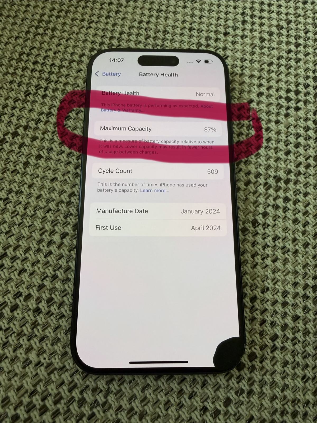 Apple Iphone 15 pro 128gb blue titanium