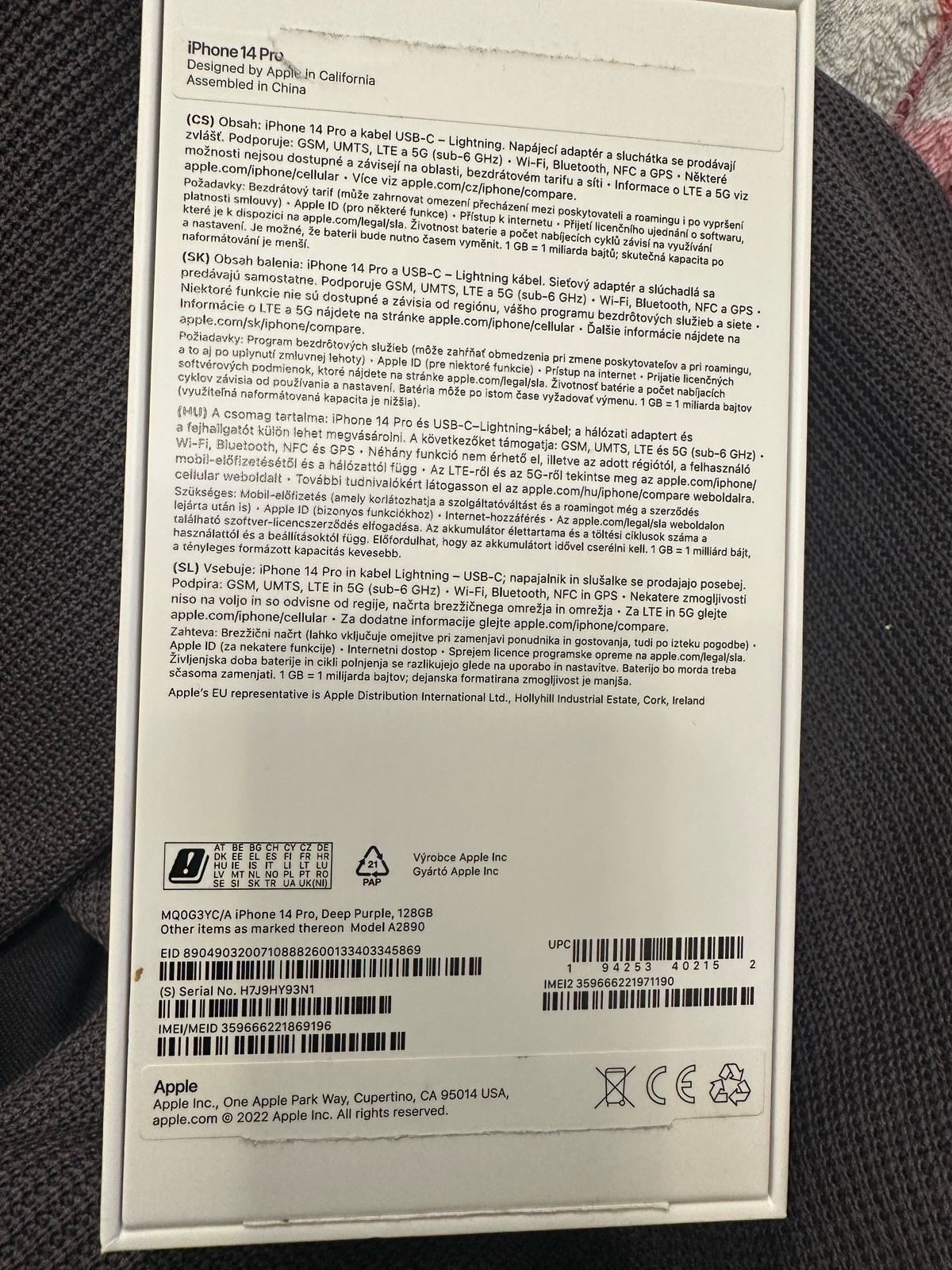 Iphone 14 pro 128 giga