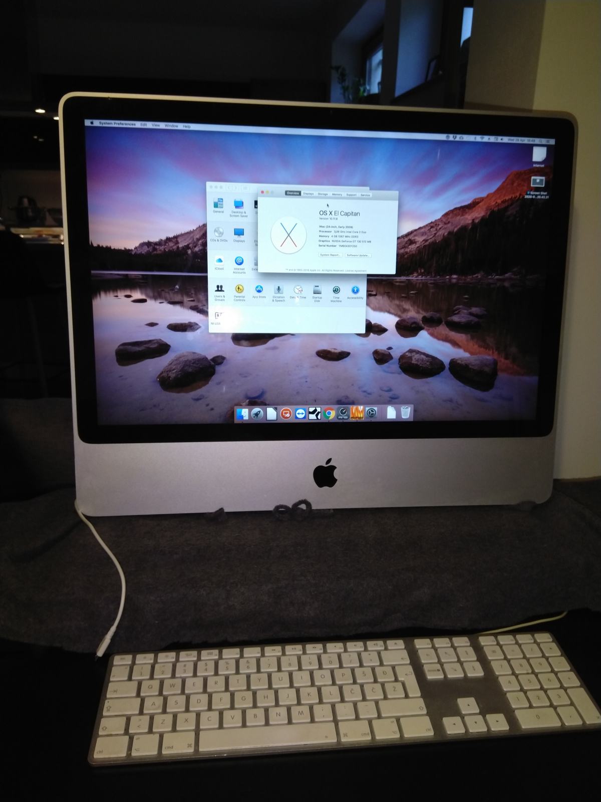 iMac 24inch 2009 osx el capitan