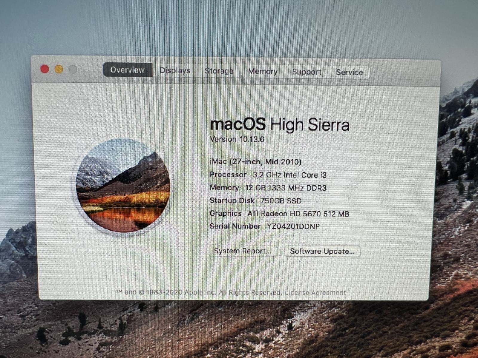 IMAC 27 Mid 2010 750GB SSD - 12GB Ram - odličen