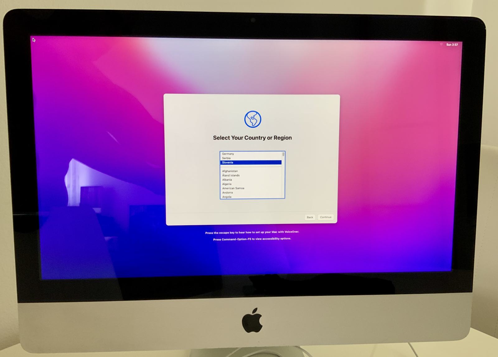 Računalnik Apple iMac 21.5, Mid 2011, macOS Monterey, AMD WX4130