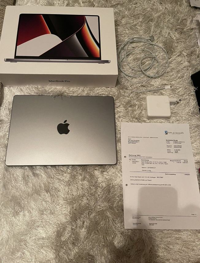 MacBook Pro 14 M1 Pro Space grey