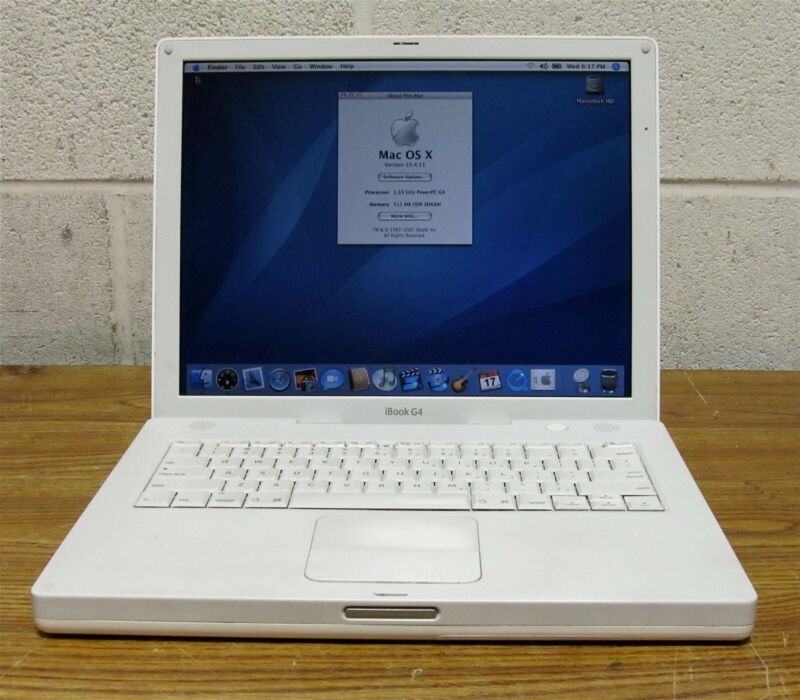 Prenosnik Apple iBook g4 (oldtimer)