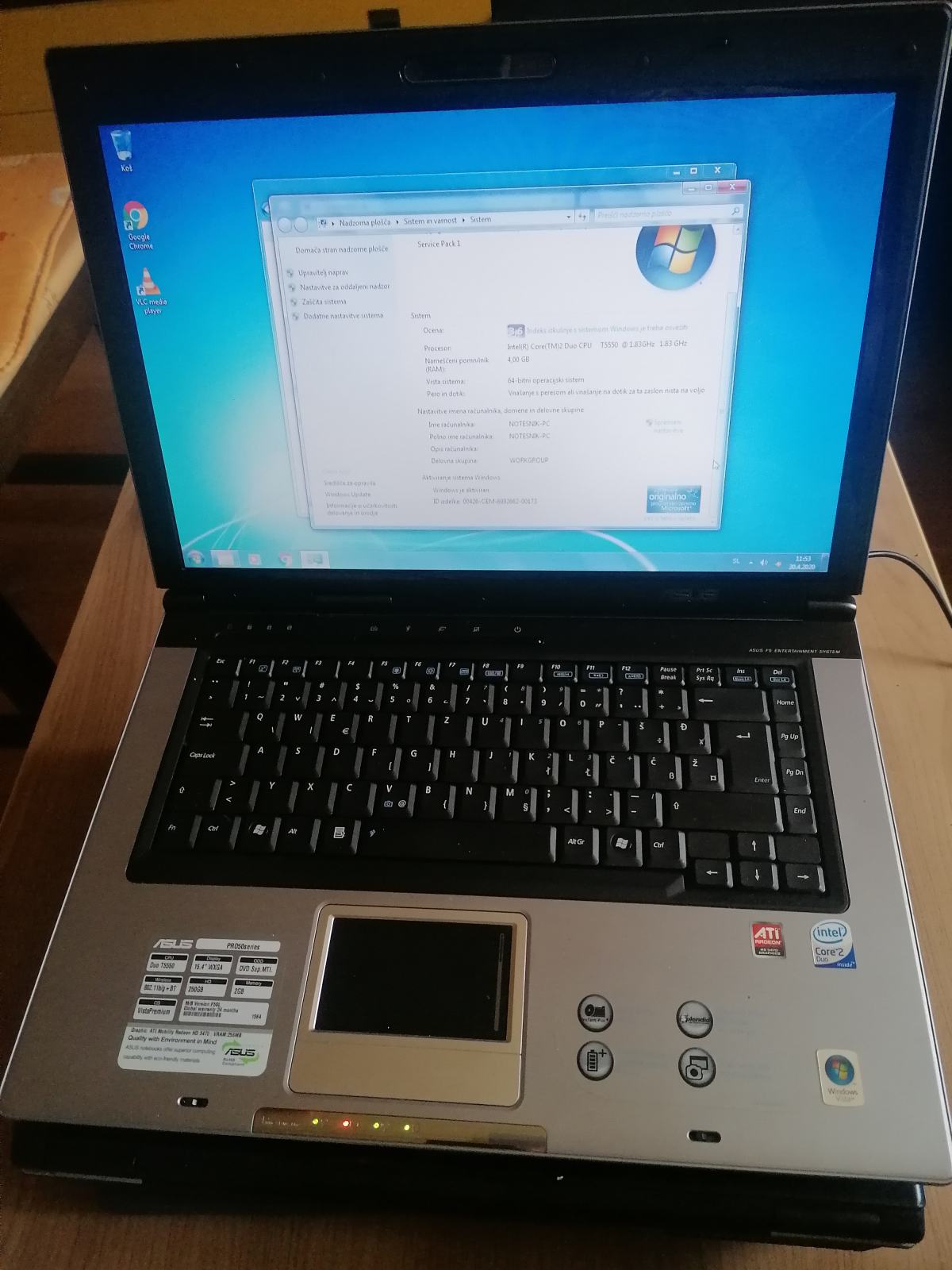 Prenosnik ASUS pro50