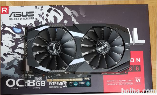 2x ASUS RADEON RX580 DUAL 8GB OC