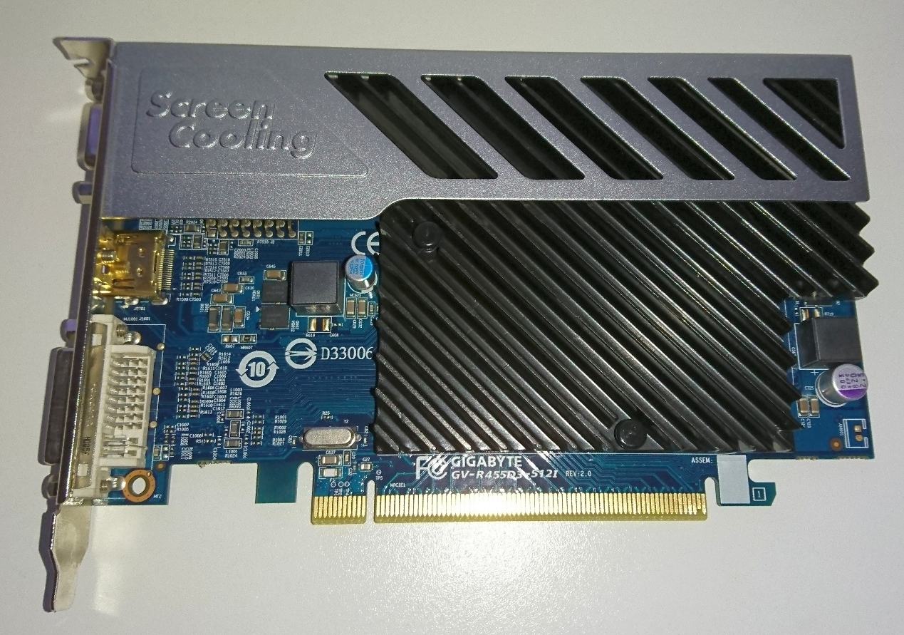 GigaByte ATI Radeon 4550 512MB DDR3 PCIe