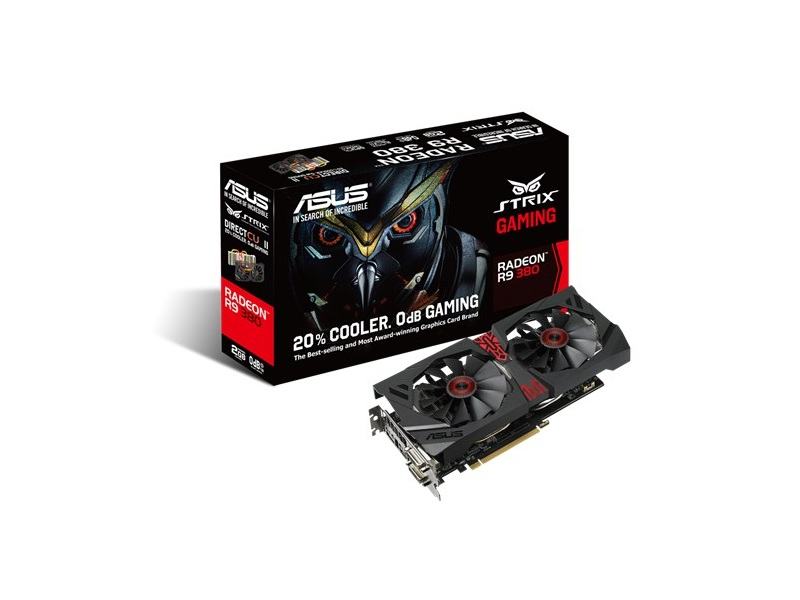 GRAFIčNA KARTICA AMD RADEON R9 380, 2048 MB DDR5, PCI-E, ASUS, RABLJEN