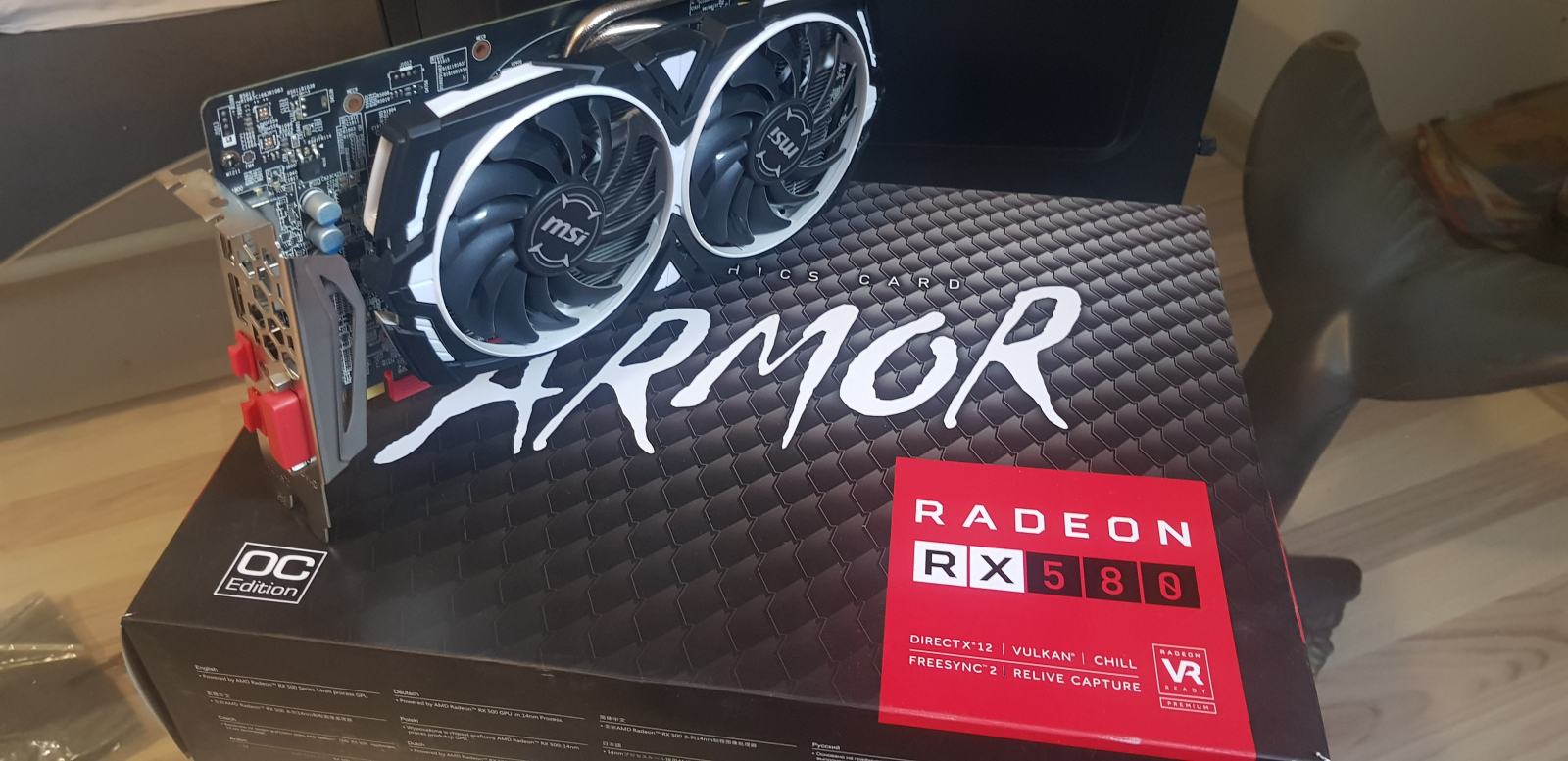 MSI Armor OC edition RX580 8GB