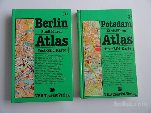 BERLIN, POTSDAM, STADTFUHRER ATLAS
