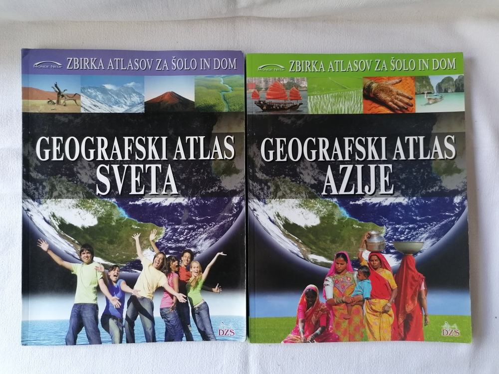 GEOGRAFSKI ATLAS SVETA, AZIJE in AFRIKE
