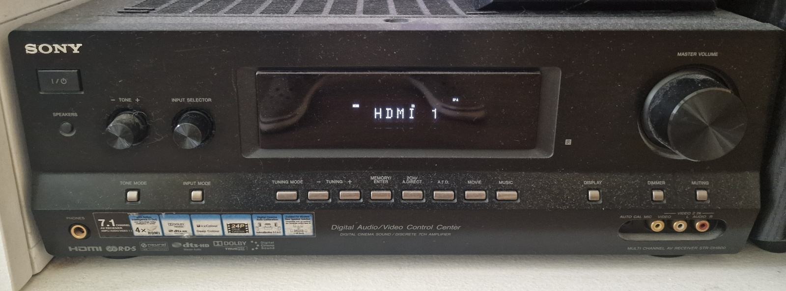 PRODAM MULTI CHANNEL AV RECEIVER STR-DH80O