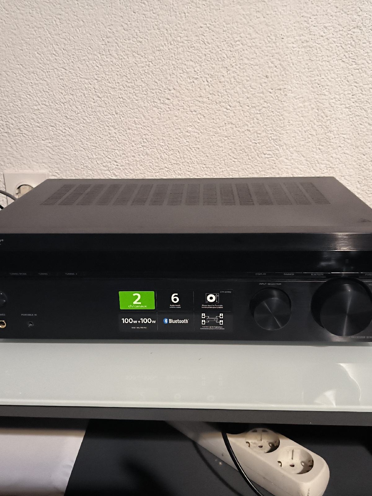 Sony STR-DH190 Hi-Fi receiver črna Stereo-receiver