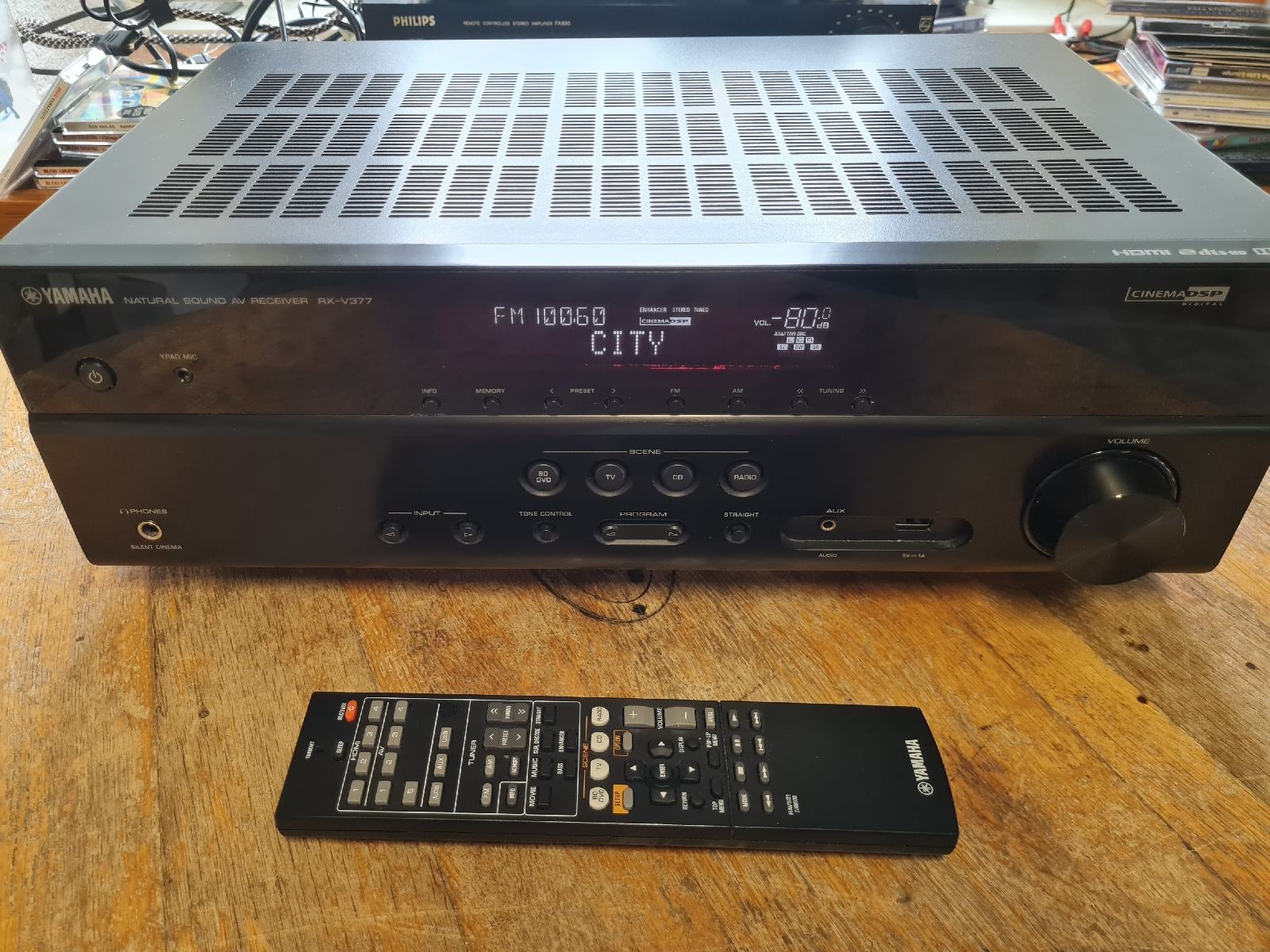 YAMAHA RX-V377, 5.1 RECEIVER, HDMI, USB