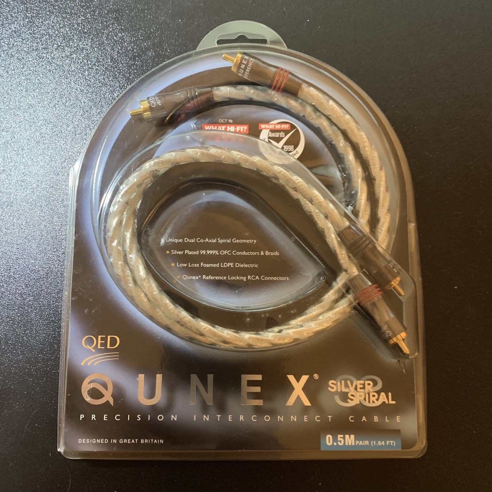 QED Qunex Silver Spiral interkonekt