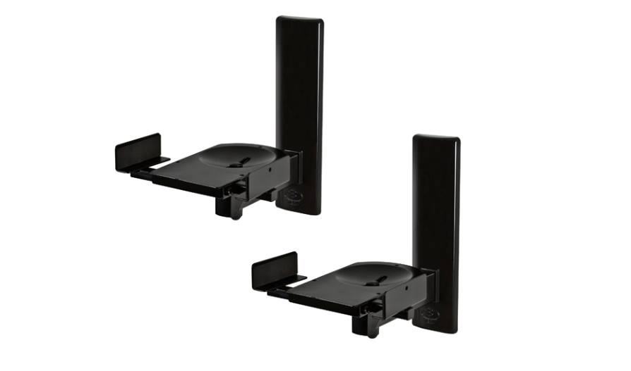B-TECH BT77 Side Clamping Loudspeaker Wall Mounts with Tilt & Swivel